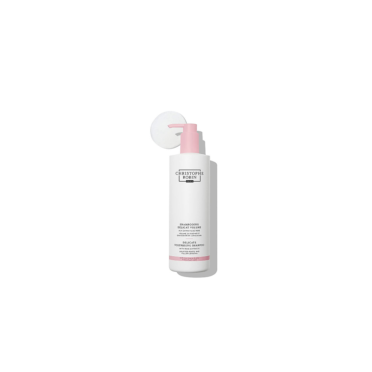 Christophe Robin Delicate Volumizing Shampoo With Rose Extracts for Thin, Fine, and Flat Hair Jumbo Size 16.9 fl. oz