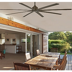 MINKA-AIRE F896-84-ORB Xtreme H2O 84 Inch Outdoor Ceiling Fan with DC Motor in Oil Rubbed Bronze Finish