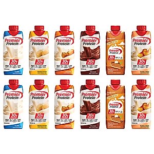 Niro Assortment | 12 Pack | Protein Shake Variety Pack | 6 Delicious Assorted Flavors | 160 Calories | 24 Vitamins & Minerals | 30g Protein | 1g sugar | Niro Beverage Sleeve Included