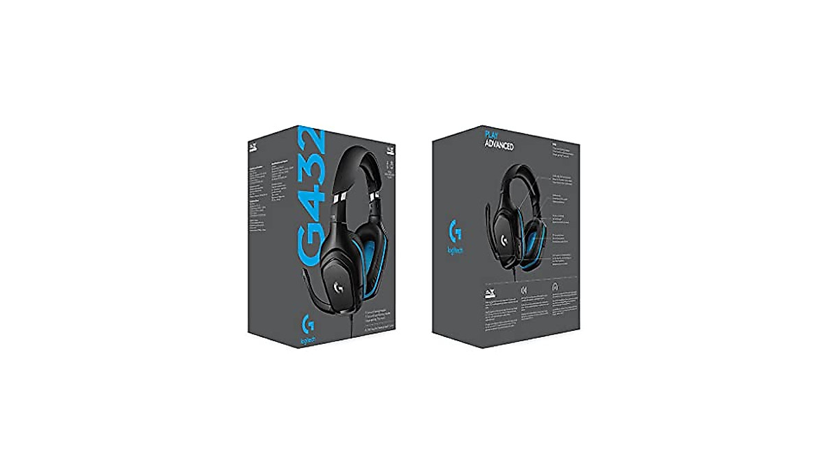 Logitech G432 Gaming Headset - 7.1 Surround Sound & DTS X 2.0