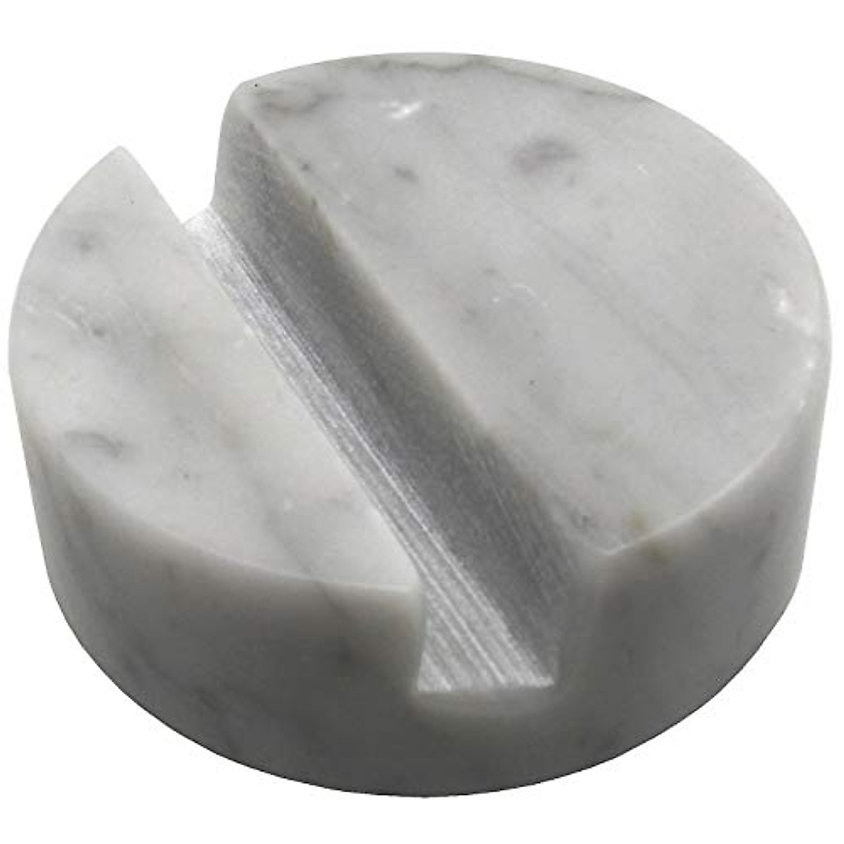 fashciaga Luxurious Marble Cell Phone Stand Holder for Cellphone Tablet On Desk, Countertop, Table, Nightstand. Heavy Solid Real Stone Mobile Phone Stands