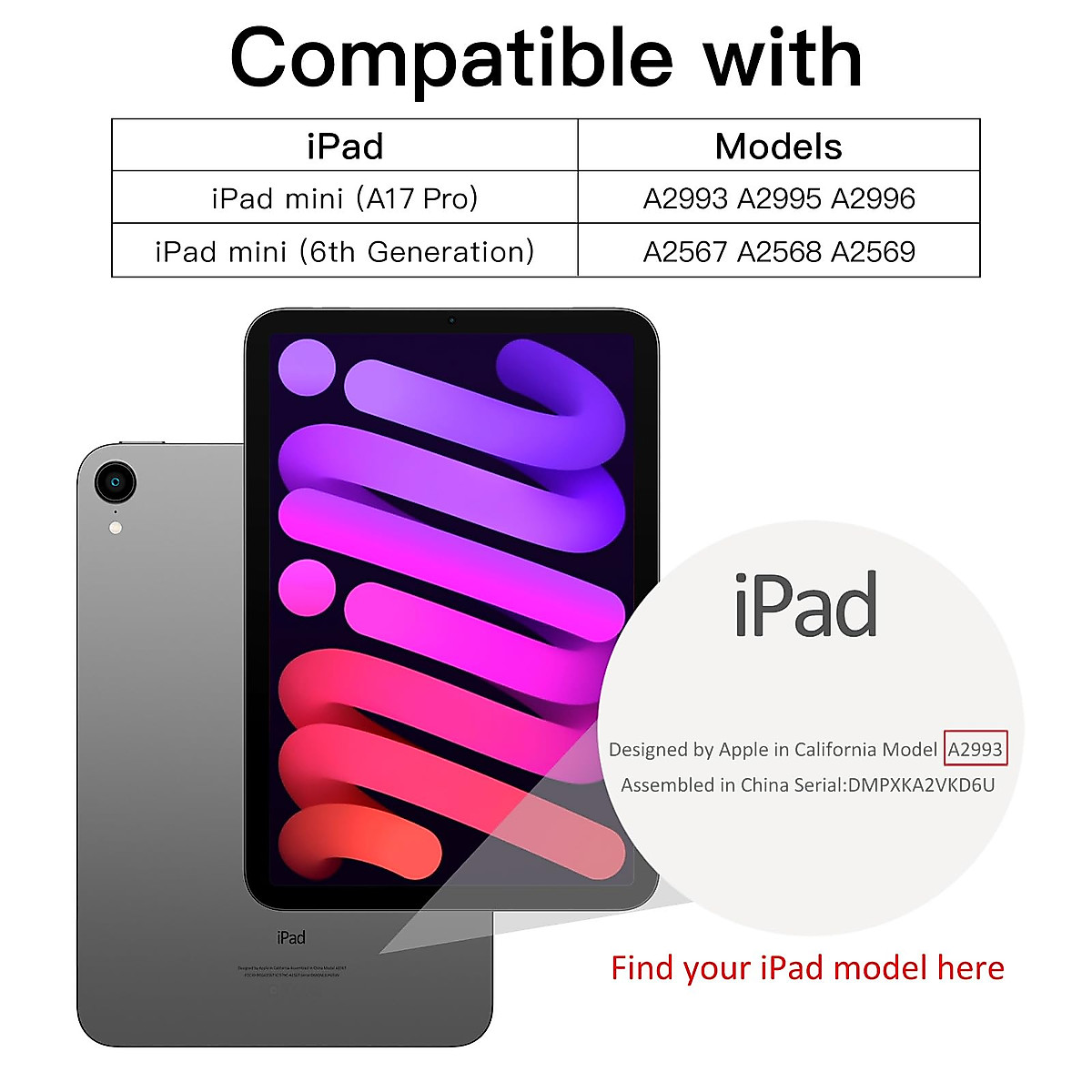 JETech Screen Protector for iPad mini (A17 Pro, 2024 Model, 7th Generation) / mini 6 (2021 Model, 6th Generation), 8.3-Inch, Tempered Glass Film, 2-Pack