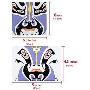 Geekria VR Headset & Controller Handle Skin Compatible with Meta Quest 2 Protective Cover, Protective Durable Scratch Resistant Sticker Peking Opera
