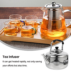 HEMOTON Stovetop Tea Kettle Stove Top Kettle Gooseneck Kettle Water Pouring Kettle Stainless Steel Stovetop Kettle Tea Kettle Stovetop Coffee Electric Tea Pots Heating Kettle Juice Can Gas