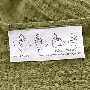 SwaddleDesigns Cotton Muslin Swaddle Blankets, Set of 4, Receiving Blankets for Baby Boys & Girls, Best Shower Gift, 46x46 inches, Pastel Pink Butterflies and Posies