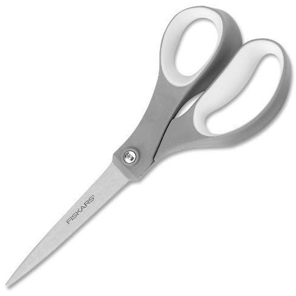 Fiskars 01-004761J Softgrip Scissors Straight Stainless Steel, 8 Inch - 6 Pack