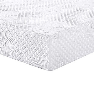 Sleeplace 6 Inch Saturn Multi-Layered Memory Foam Mattress, Full, White