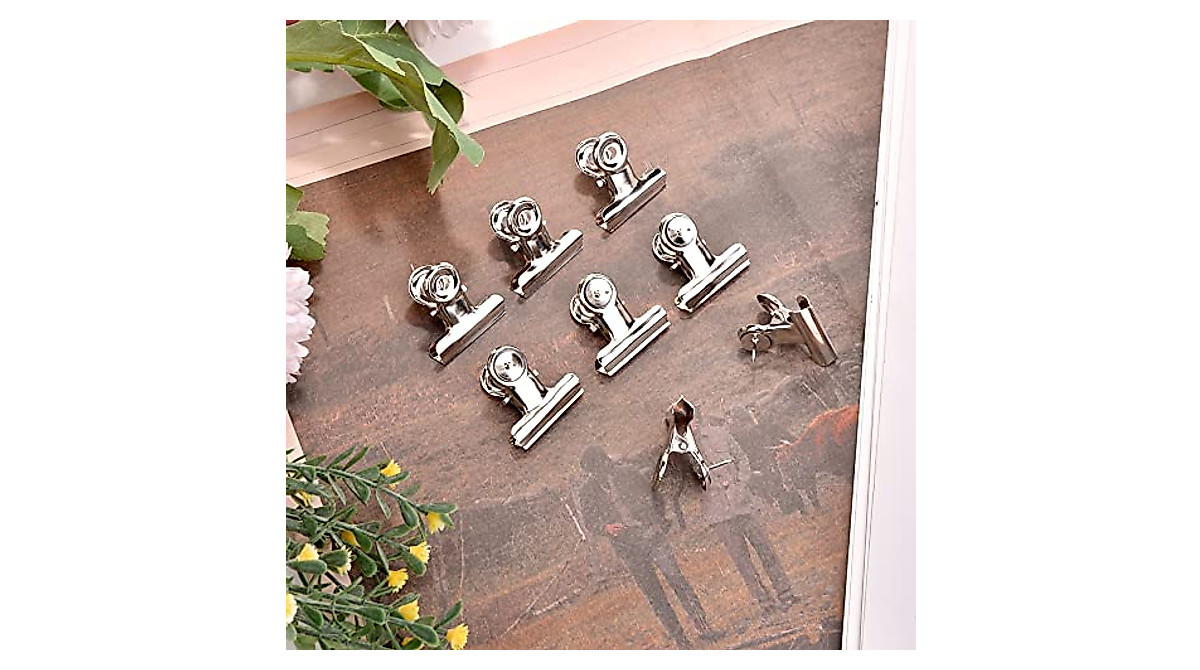 30 Heavy Duty Push Pin Clips for Office & Home Use