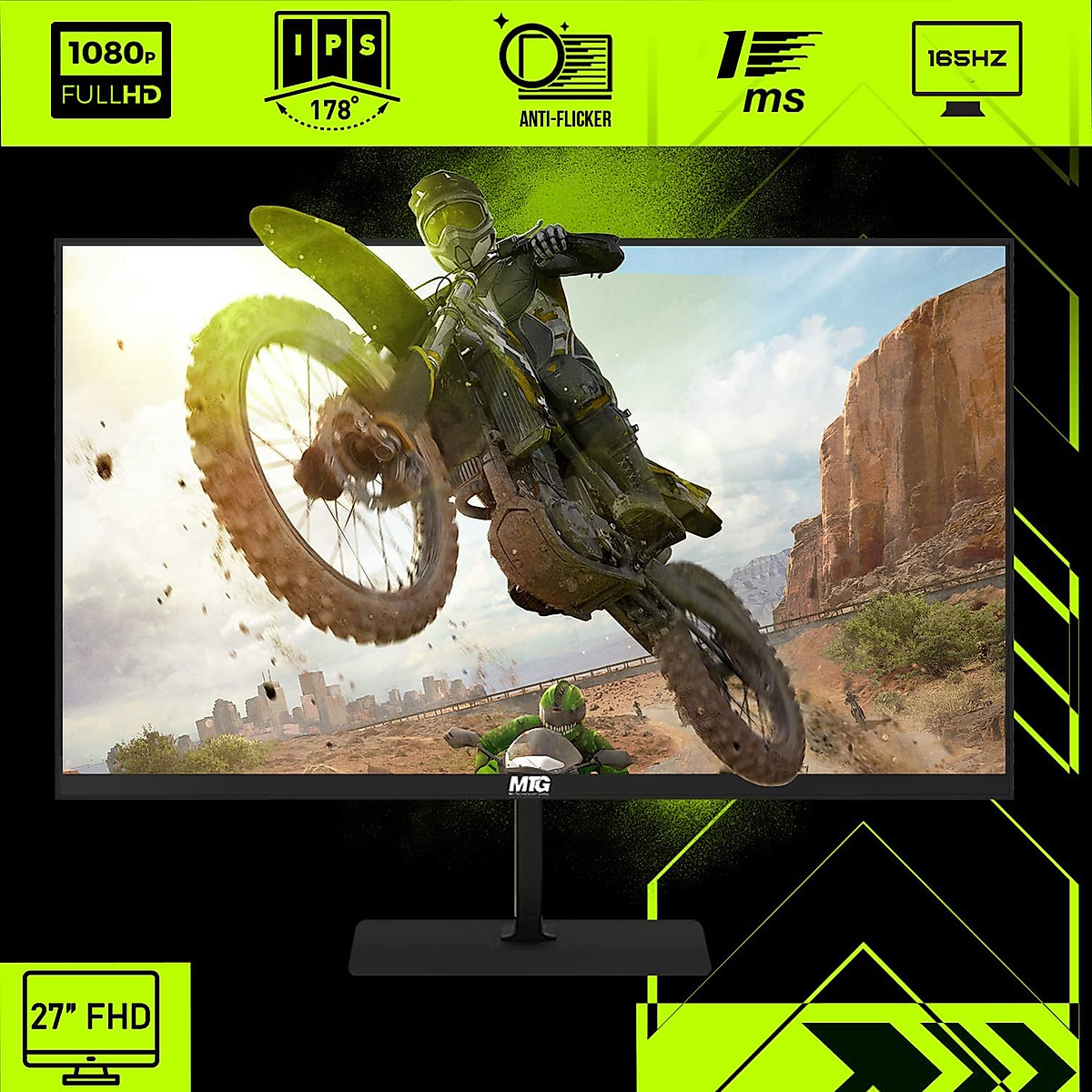 Gaming Desktop PC, Intel Core i5 8th Gen, TechMagnet Heera, AMD RX 550, 16GB RAM, 512GB SSD | 1TB HDD, MTG New 27 Inch Monitor, RGB Keyboard Mouse, Speaker, Webcam, WiFi, Win 10 Pro (Renewed)