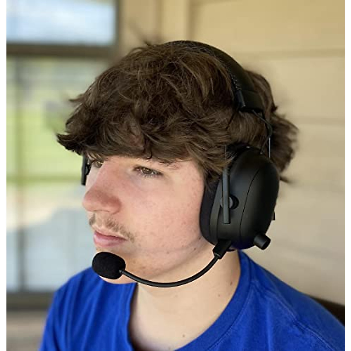 TNE 2 Pack Replacement Blackshark V2 Microphone Detachable Mic Boom for Razer Black Shark V2 and Blackshark V2 Pro PS4 Pro PS5 Xbox One Series X Computer PC Gaming Headsets Noise Cancelling