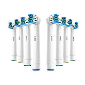 Replacement Brush Heads Refill,4 pack, fits Oral B Electric Toothbrush Precision,Floss, Pro White, Sensitive Gum Care,Cross,Sensi,Whitening,4 Count By WyFun