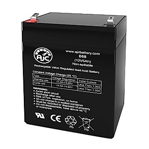 AJC Battery Compatible with ION Audio Block Rocker Plus 12V 5Ah Speaker Battery