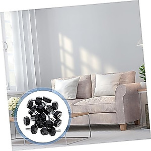 Couch Risers Leveling Furniture Foot Adjuster Couch risers Desk Riser Adjustable feet Sofa Chair Vanity 20pcs Floor Furniture