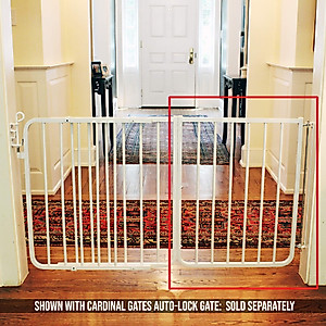 Cardinal Gates 21.75" Extension for Stairway Special Gate and Auto Lock Gate, White