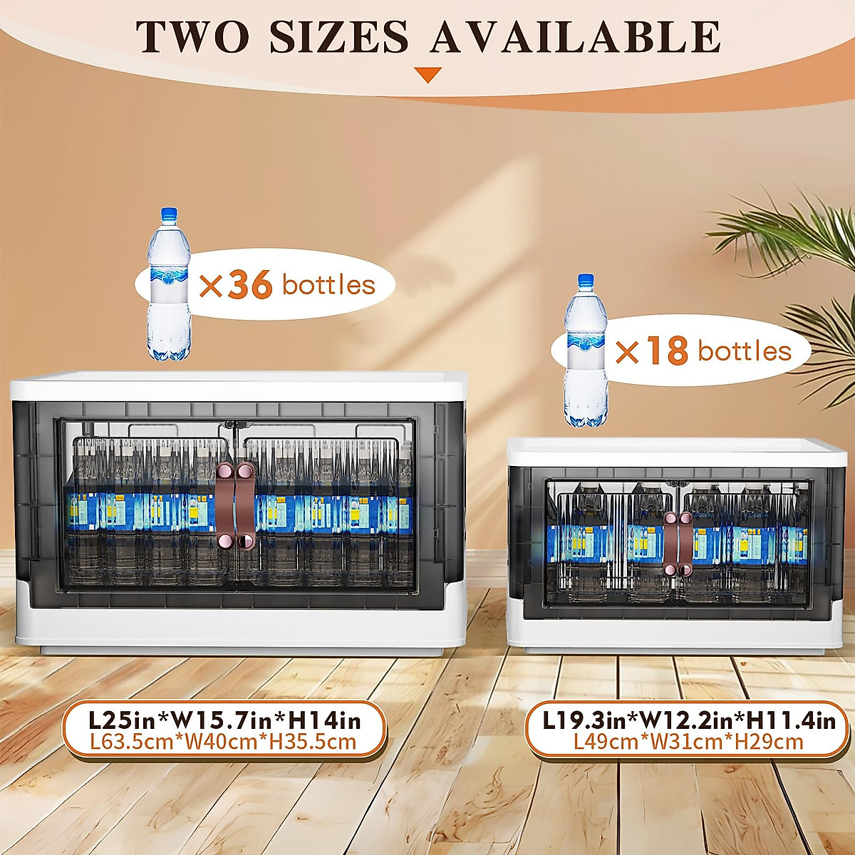 Vivihomety Storage Bins with Lids - 144QT Large Plastic Storage Bins Closet Organizers and Storage, Foldable Stackable Storage Containers for House Organizing Bedroom Dorm Room