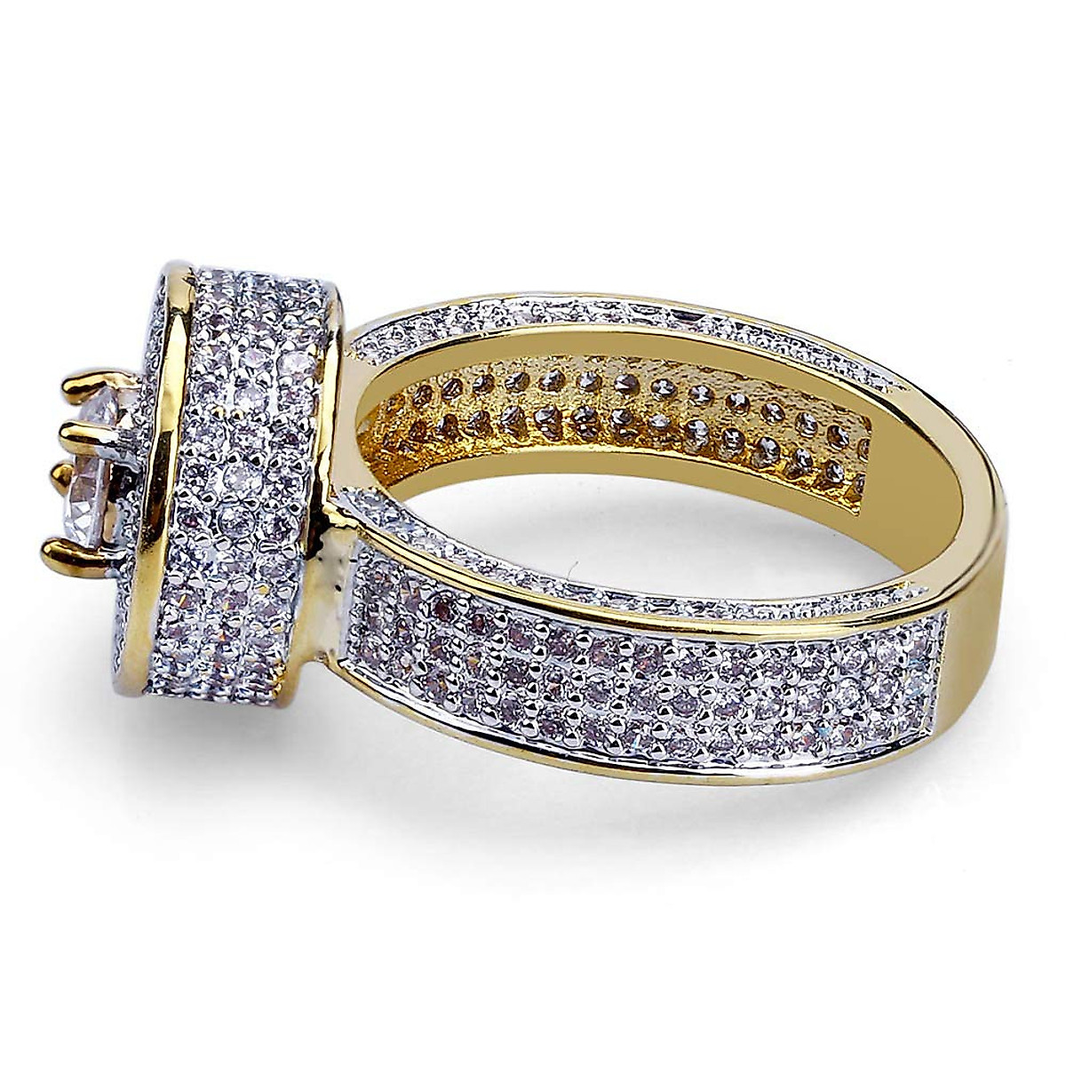 Moca Jewelry Iced Out Personalized Fashion Ring 18K Gold Plated Bling CZ Simulated Diamond Hip Hop Ring for Women (7)