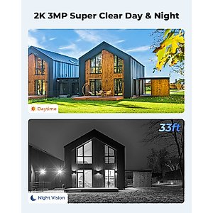 REOLINK Solar WiFi Camera Security Outdoor, Wireless Battery Powered, 3MP, 2-Way Talk, Night Vision, PIR Motion Detection, Works with Alexa/Google Assistant for Home Surveillance, IP65 Waterproof