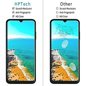 HPTech [2-Pack] Screen Protector Designed for Samsung Galaxy A03s / Galaxy A03 Tempered Glass, Anti Scratch, Bubble Free, Case Friendly