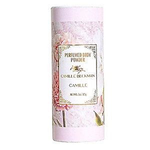 Camille Scented Talc-Free Body Powder, Perfumed Dusting Powder, Camille Beckman, 3 Ounce