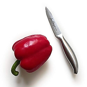 Jean-Patrique Paring Knife Kitchen 3.5 inches | Professional Chef's Small Pairing Knife Kitchen with Straight Edge Fruit Knife Made from High Carbon Stainless Steal Handle