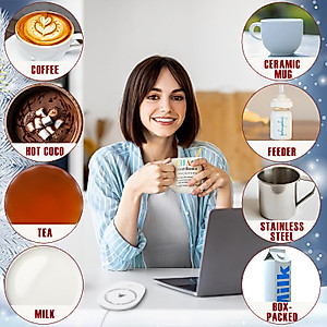 Sieral Chaos Coordinator Gifts Coffee Mug Warmer Set for Christmas Cup Warmer for Desk Office Home with Spoon Appreciation Gifts Thank You Gifts for Coworker Volunteer Teacher Nurse Christmas Gift