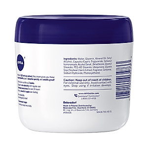 Nivea Skin Firming Q10 Body Cream, 4-in-1 Dry Skin Moisturizer with Fresh Scent, Skin Firming Cream Enriched with Q10, 13.5 Oz Jar