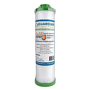 Guardian Filtration Products Pre Fill Protect - Garden Hose Pre Filter - Fill hot tubs spas Pools Aquariums Ponds - Replaces Filbur FC-3128 Pleatco PPS2100