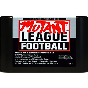 Mutant League Football (Sega Genesis/Megadrive) - Reproduction Video Game Cartridge with Case and Manual