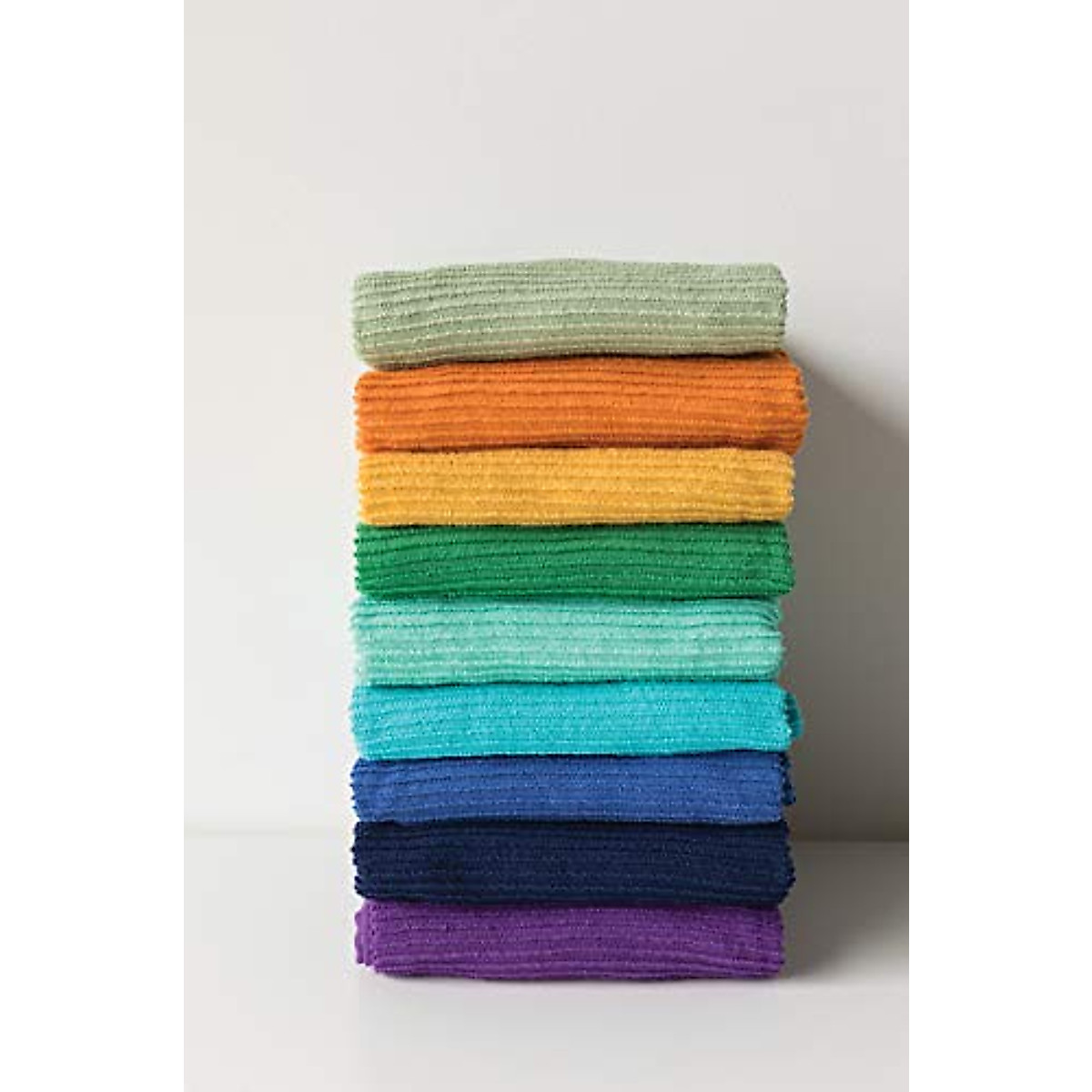 Now Designs Ripple Cotton Dish Towels, Set of 2, Sage 2