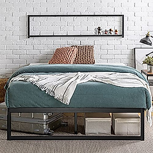 ZINUS Abel Metal Platform Bed Frame / Mattress Foundation with Steel Slat Support / No Box Spring Needed / Easy Assembly, Full