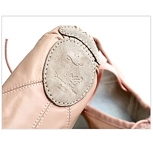 Ballet Slippers Leather Ballet Dance Shoes Professional Soft Women Split Sole Pink Black Ballerina Dancing Shoes (Color : Black Adult Size, Size : 41 EU)