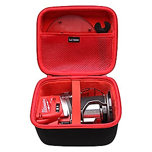 LTGEM EVA Hard Storage Case for Milwaukee's Cordless Compact Router, 18.0 Voltage - Travel Protective Carrying Bag