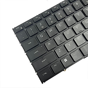 JINTAI RGB Keyboard Backlight Replacement for Dell Alienware X15 R2 X17 R1 0012TP PK133Q61C00