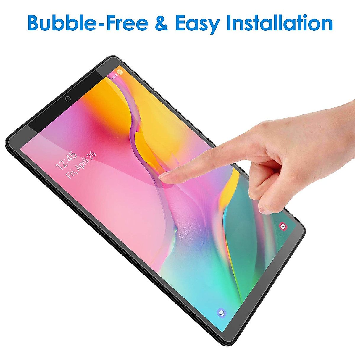 JETech Screen Protector for Samsung Galaxy Tab A 10.1 2019 (SM-T510/T515/T517), Tempered Glass Film