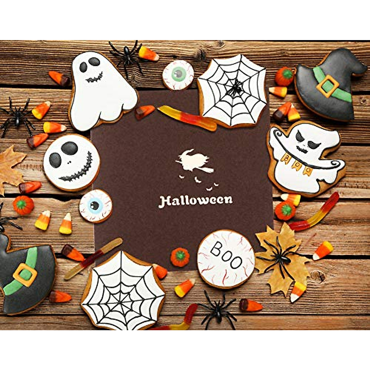 SICOHOME Halloween Greeting Card,6"x 6" 3D Halloween Castle Pop Up Greeting Card with Envelope for Kids