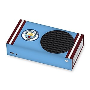 Head Case Designs Officially Licensed Manchester City Man City FC 2022/23 Home Kit Logo Art Vinyl Sticker Gaming Skin Decal Cover Compatible With Xbox Series S Console