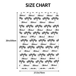 Personalized Racing and Race Flag Baby Car Seat Canopy for Babies with Name, Custom Car Seat Covers for Girls, Peekaboo Opening Minky Nursing Breastfeeding Cover Infant Car Seat Canopies for Newborn