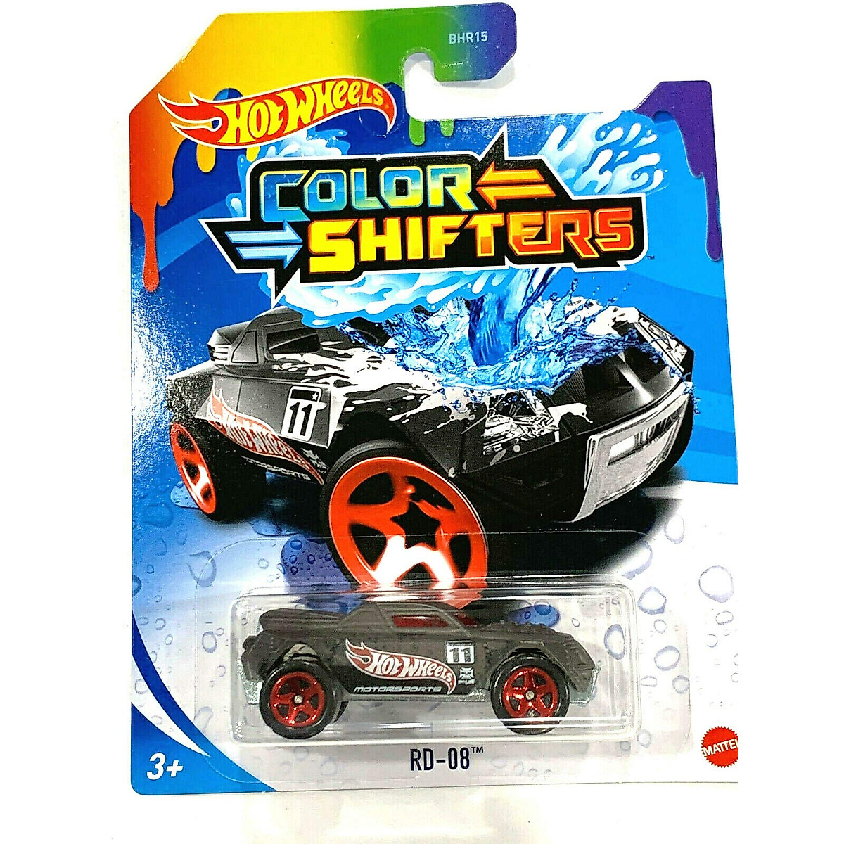 DieCast Hotwheels Color Shifters RD-08 (Black/Gray)