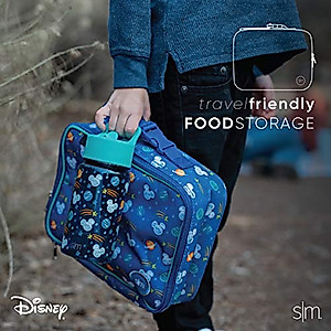 Simple Modern Disney Kids Lunch Box for Toddler | Reusable Insulated Bag for Girls, Boys Meal Containers for School | Hadley Collection | Princess Royal Beauty