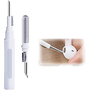 Headphone and Charging Port Cleaning Pen 3-in-1 Tool for Ear Buds Air Pods Bluetooth Earphones Cleans Ear Wax, Dirt, Dust and More