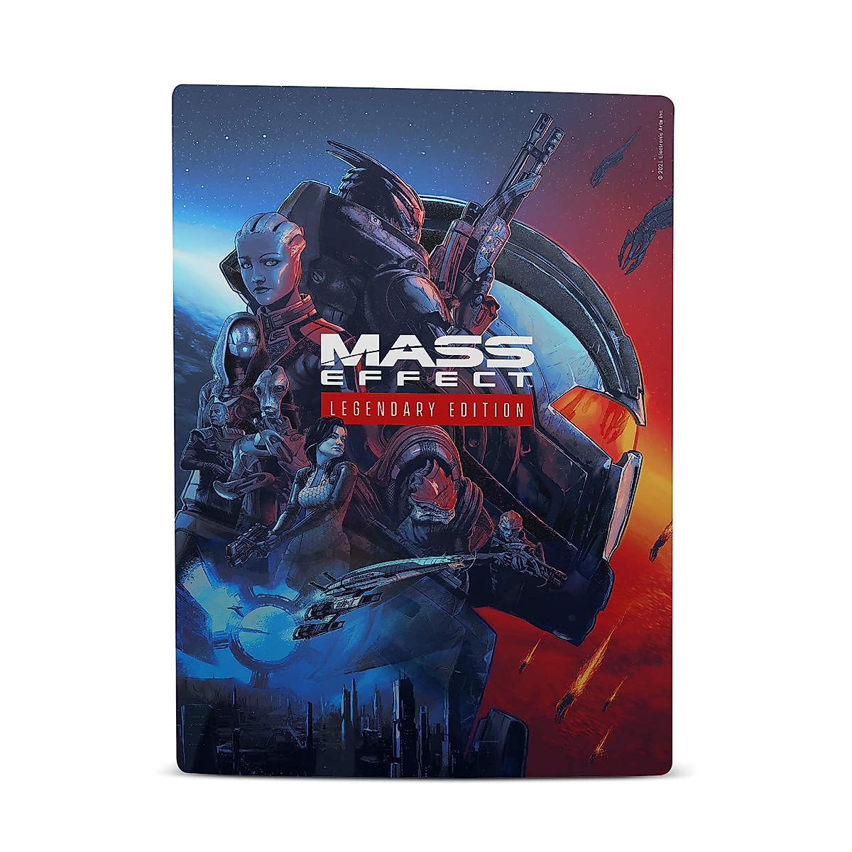 Head Case Designs Officially Licensed EA Bioware Mass Effect Key Art Legendary Graphics Vinyl Faceplate Gaming Skin Decal Compatible With Sony PlayStation 5 PS5 Digital Console & DualSense Controller