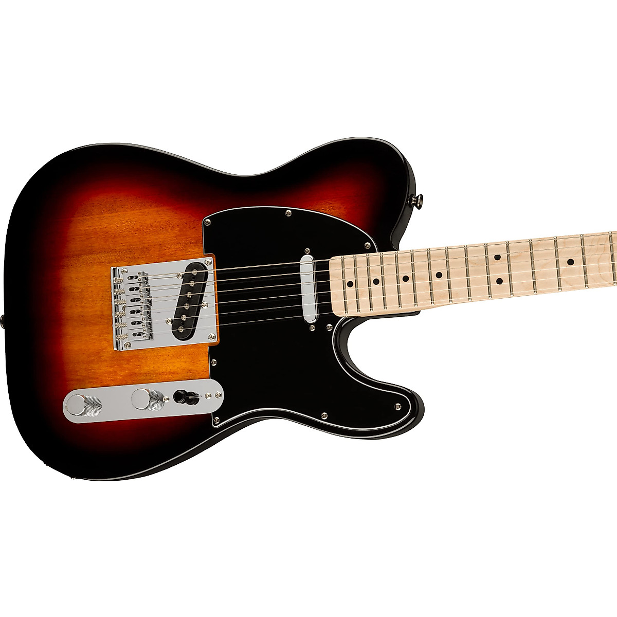 Squier Affinity Series Telecaster Electric Guitar, with 2-Year Warranty, 3-Color Sunburst, Maple Fingerboard