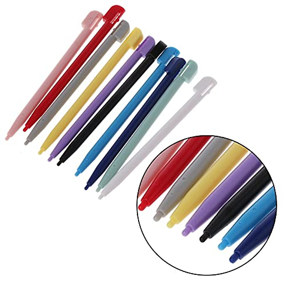 4Pcs/12Pcs Color Touch Stylus Pen Gamepad Pen for Nintendo NDS DS Lite DSL NDSL New (10 PCS-Mix Color)