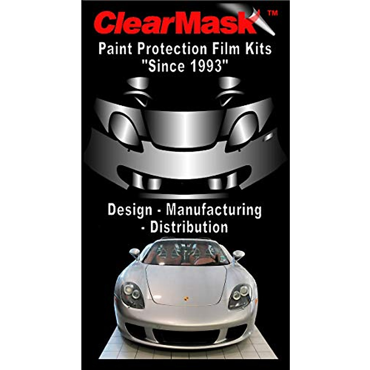 ClearMask 24" X 96" Fabricated Paint Protection Film Roll (8 Mil Clear Urethane Film from 3M, Eastman Llumar Suntek or Equal)