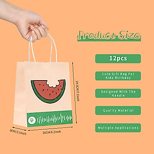 Kamisato Ayato 12PCS Gift Bags Anime Candy Favor Bags Cartoon Goodie Bags Kids Birthday Party Supplies for Birthday Party Decorations