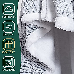 jinchan Wearable Blanket Sherpa Hooded Blanket Couch Throw Blanket Grey Hoodie Blanket Adult Soft Spring Blanket Twin Size Gray Bed Blanket Cozy Gift 50x70 inch