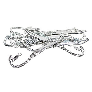 freneci 10x Mermaid Silver Metal Bookmarks W/Hole Jewelry