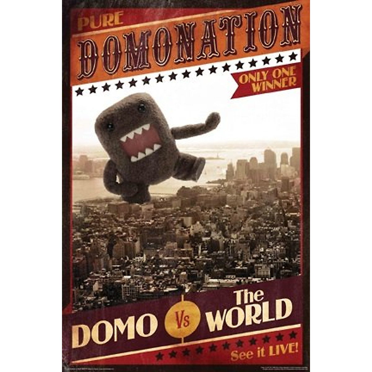 Domo-Kun Domonation vs The World Poster 241110