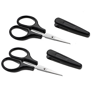 3Pcs Small Scissors All Purpose Craft Scissors Mini Detail Craft Scissors Stainless Steel Scissors with Protective Cover Precision Straight Fine Tips Design for Paper Cutting,Scrapbooking