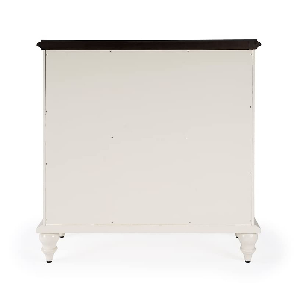 BOWERY HILL Traditional Wooden 2 Door 2 Drawer Cabinet - White